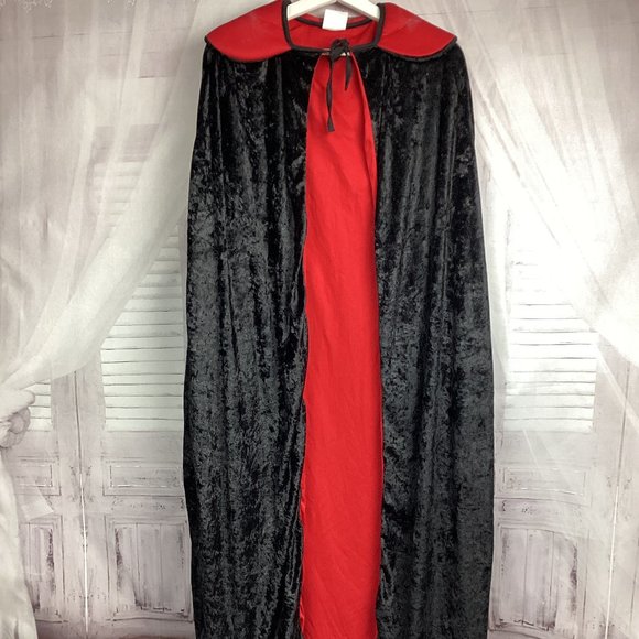 Other | Vampire Red Black Cape Halloween Costume | Poshmark